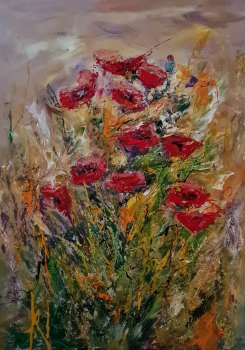 Maci 2 Tablou Pictura de Vanzare semnat Voicu Oprea