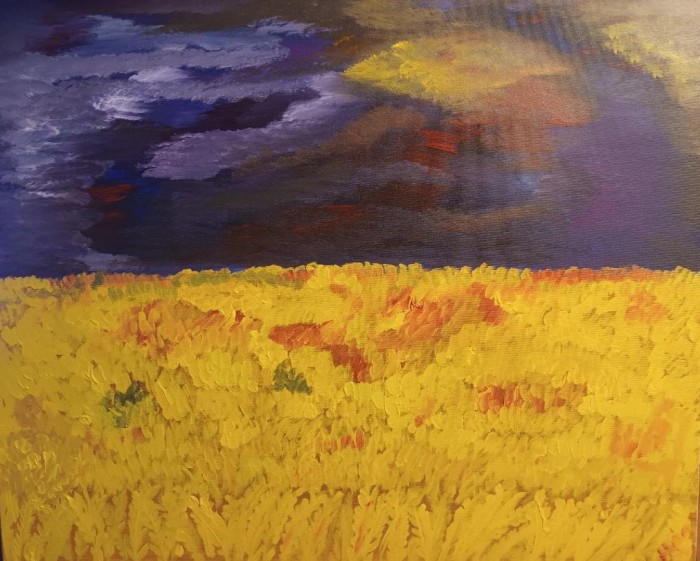 Lan De Grau Tablou Pictura de Vanzare semnat Bals Ana-Cristina